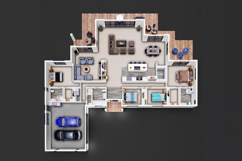 Taranaki 4 Bedroom, 3 Bathroom House Plan | Latitude Homes